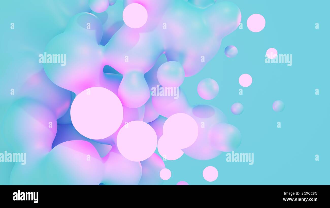 Spheres emitting bright light. 3D illustration Stock Photo - Alamy