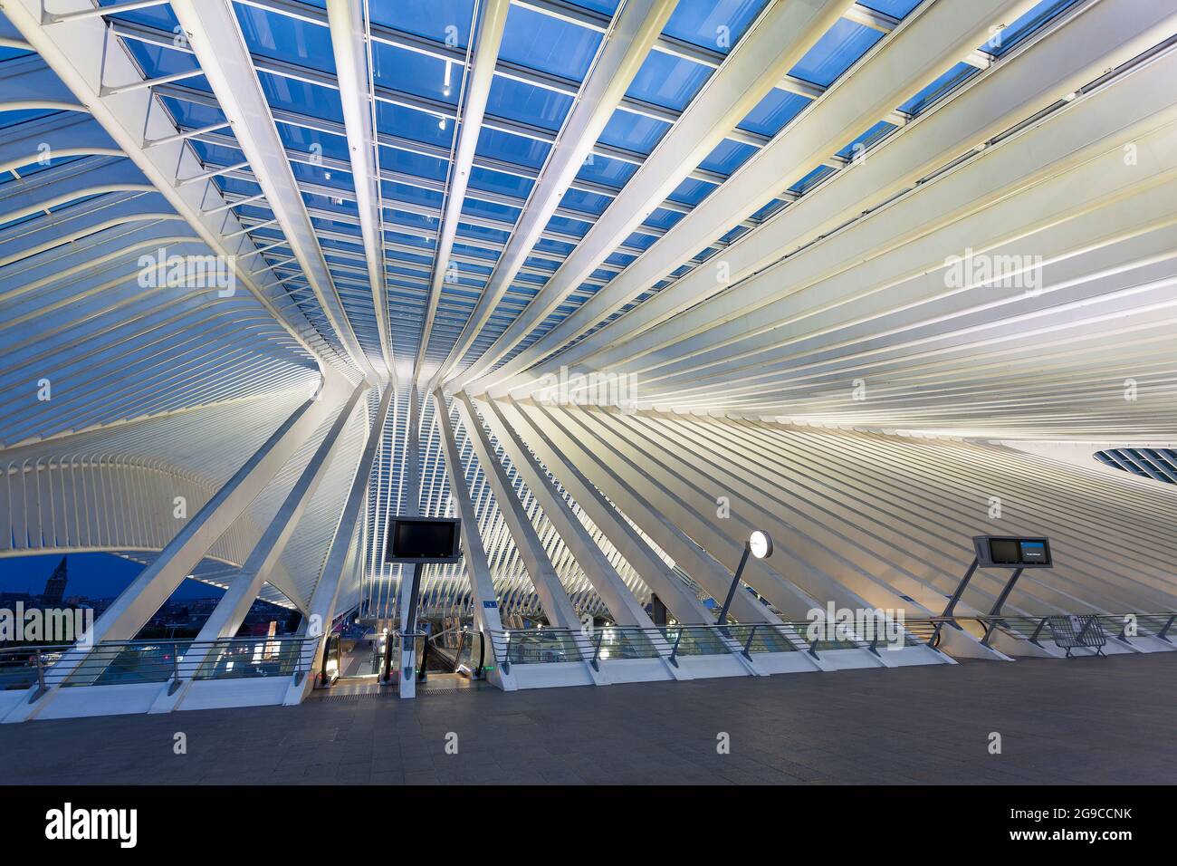 Liège-Guillemins train station by architect Santiago Calatrava, Liege ...