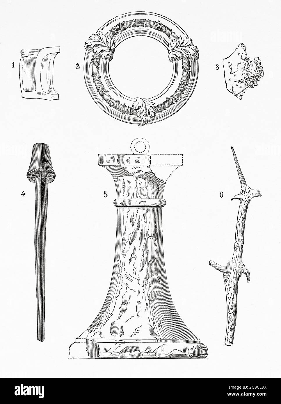 Instruments of the passion of Jesus Christ. 1 Relic of the reed, 2 ...