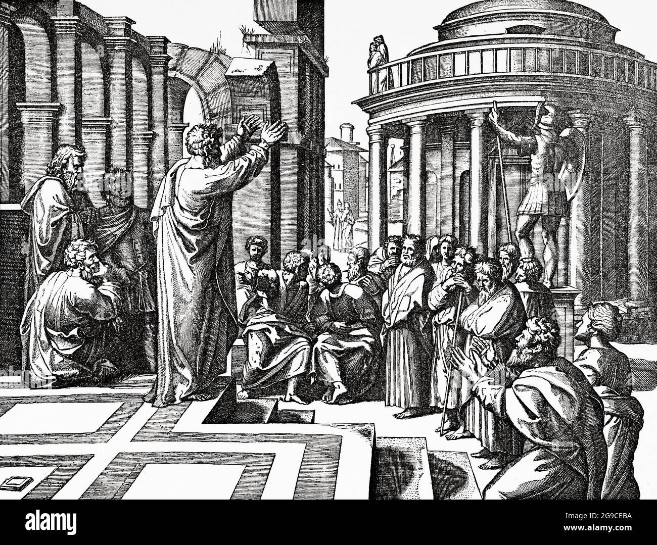 Saint paul preaching in athens hi-res stock photography and images - Alamy