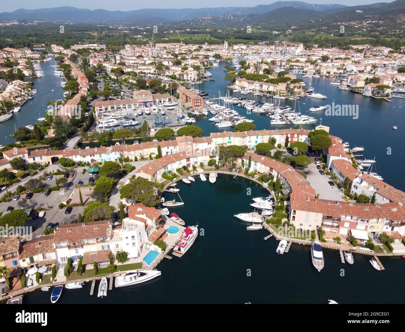 Port grimaud village aerial view hi-res stock photography and images ...