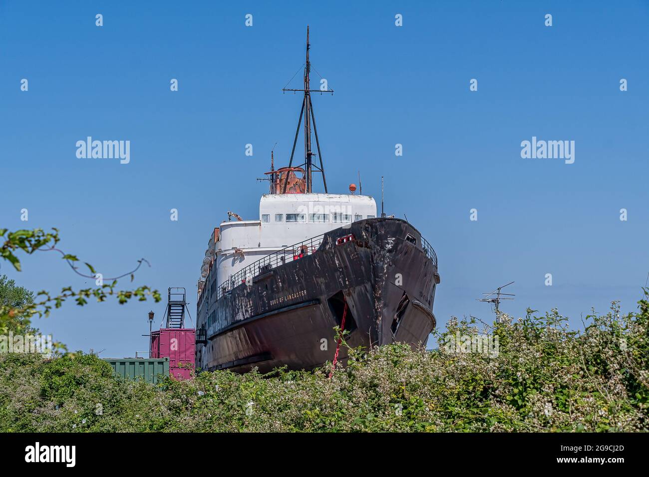MOSTYN, NORTH WALES, UK - JULY 18, 2021: TSS Duke of Lancaster ...