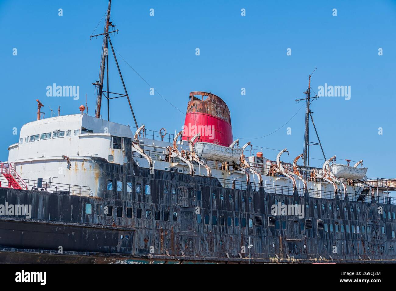 MOSTYN, NORTH WALES, UK - JULY 18, 2021: TSS Duke of Lancaster ...