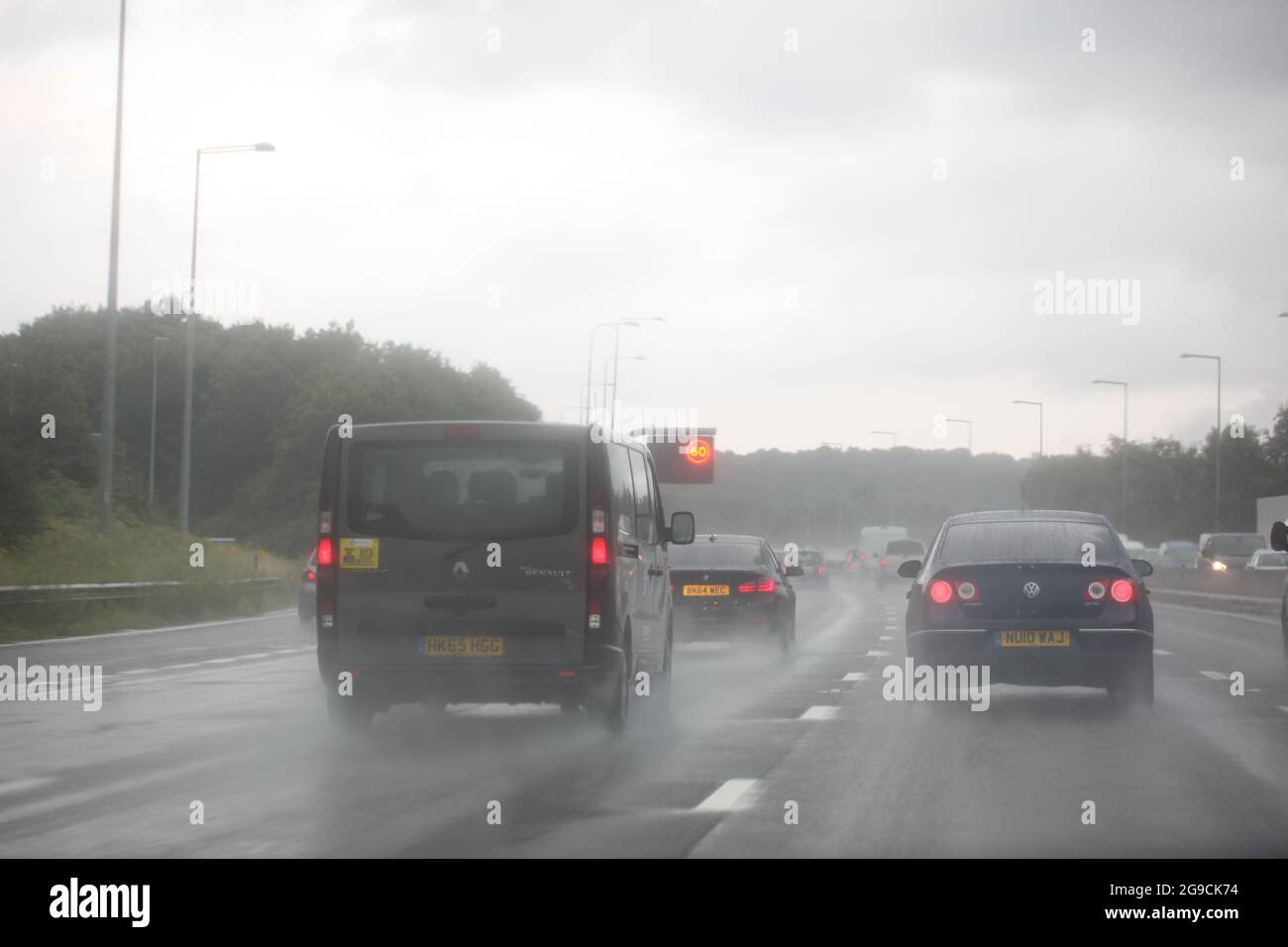 Driving hazards weather rain hi-res stock photography and images - Alamy