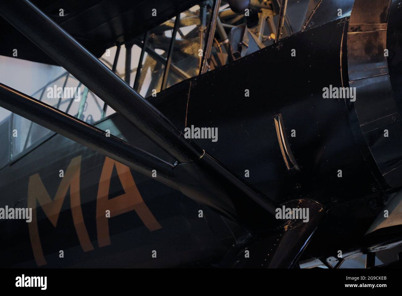 Close-up abstract of a Westland Lysander aircraft Stock Photo - Alamy