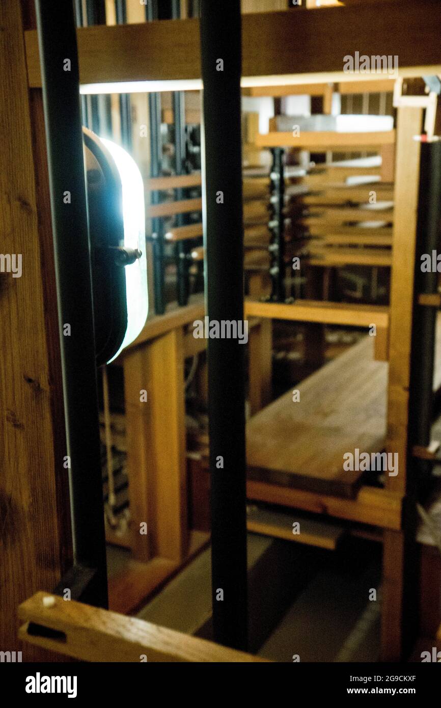 A carillon consists of at least 23 cast bronze, cup-shaped bells. This ...