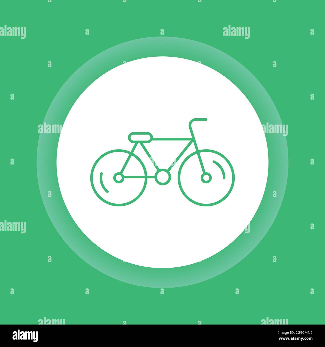 Bicycle color button icon. Pollution prevention. Zero waste lifestyle ...