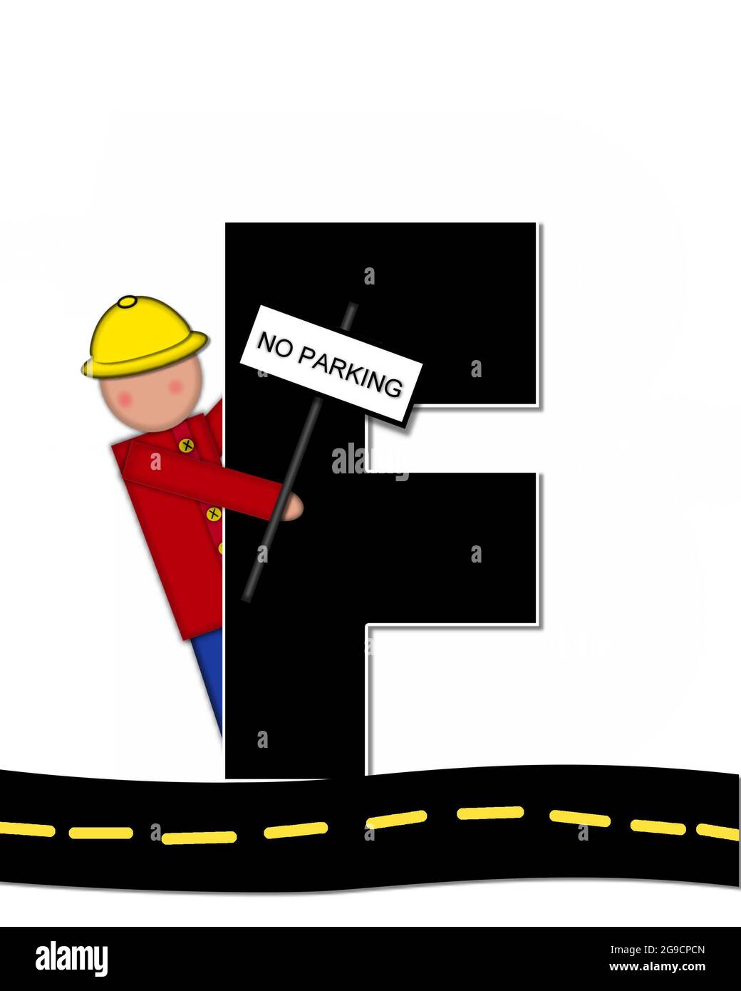 The letter F, in the alphabet set "Children Highway Construction," is ...