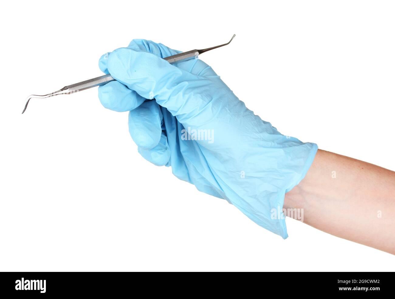 Hand of doctor isolated on white Stock Photo - Alamy