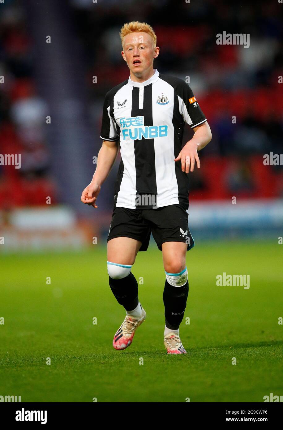 Doncaster, England, 23rd July 2021. Matty Longstaff of Newcastle United ...