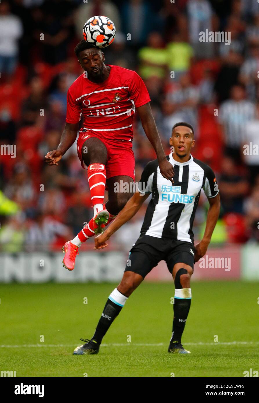 Doncaster, England, 23rd July 2021. Cameron John during the Pre Season ...