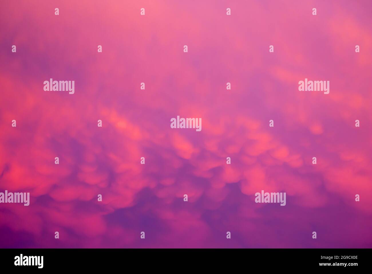 Colorful, fluffy, abstract nature clouds in summer, horizontal Stock ...