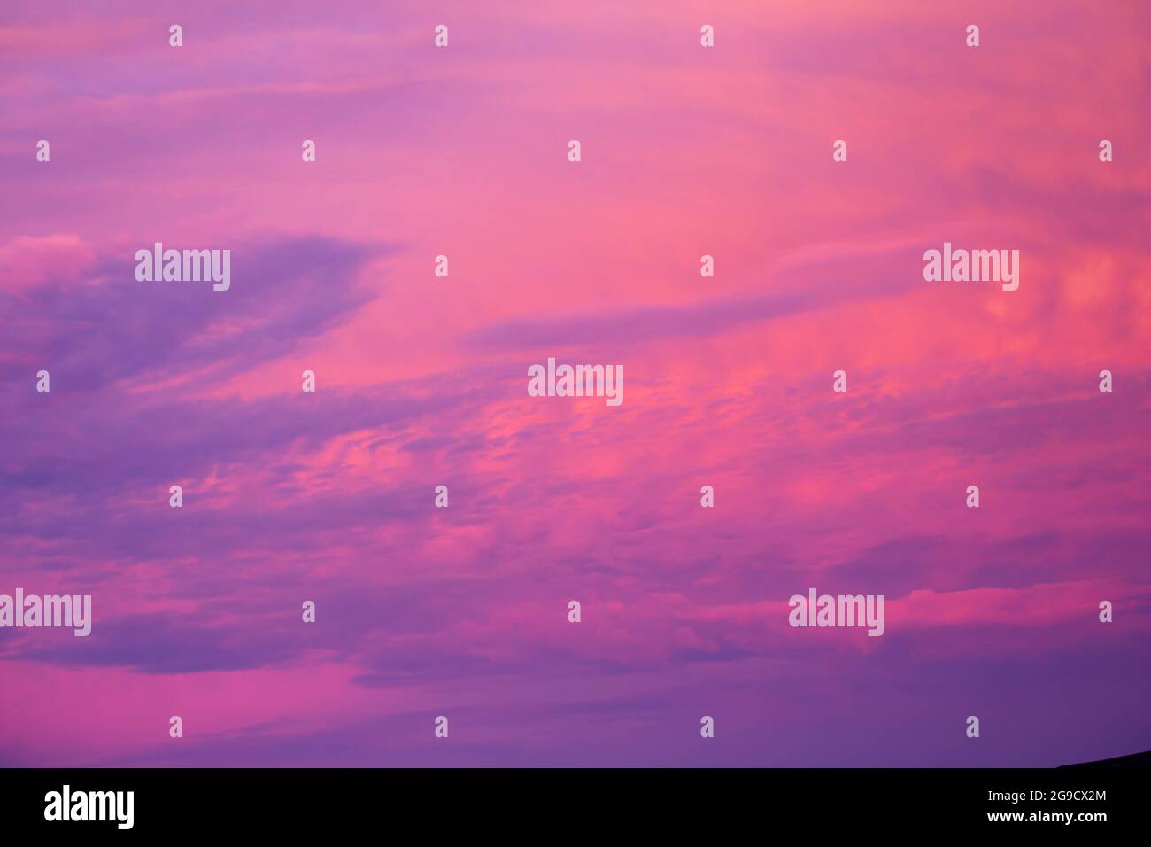 Colorful, fluffy, abstract nature clouds in summer, horizontal Stock ...