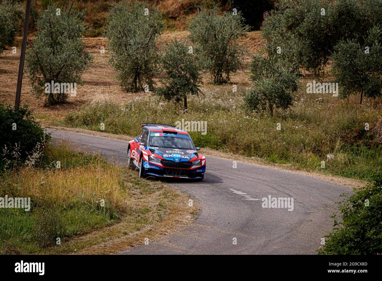 03 Miko MARCZYK (POL), Szymon GOSPODARCZYK (POL), Skoda Fabia Rally2 Evo, Orlen Team, action ...