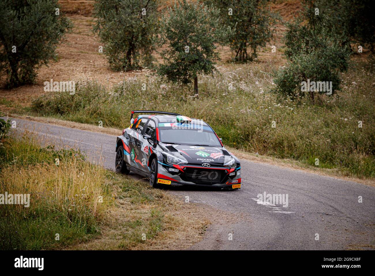 35 Pauric DUFFY (IRL), Jeff CASE (IRL), Hyundai i20 R5, action during ...