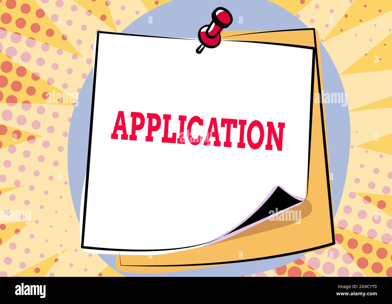 Hand writing sign Application. Business concept an order for something ...