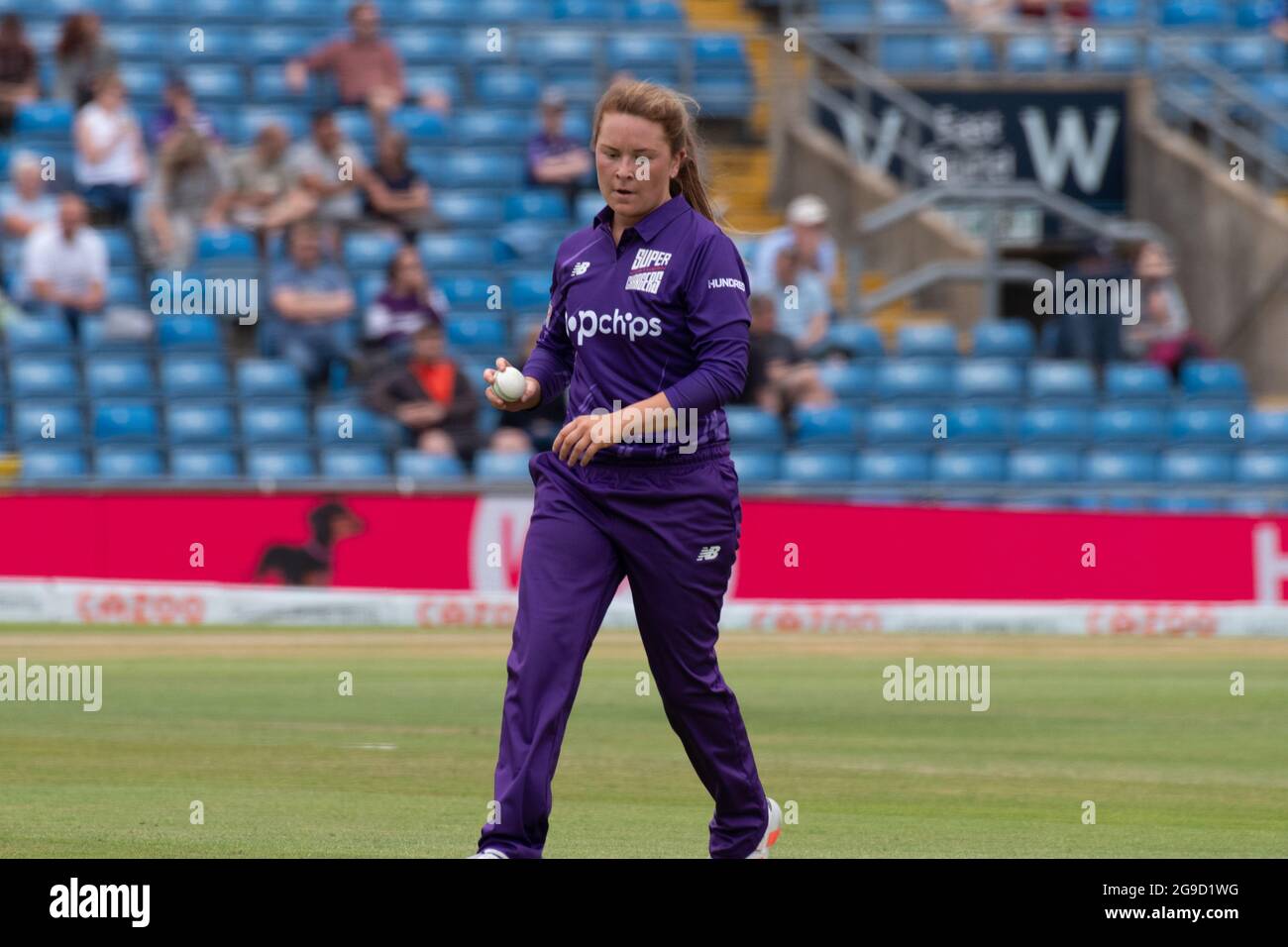 Leeds, England, 24 July 2021. Elizabeth Russell playing for Northern ...