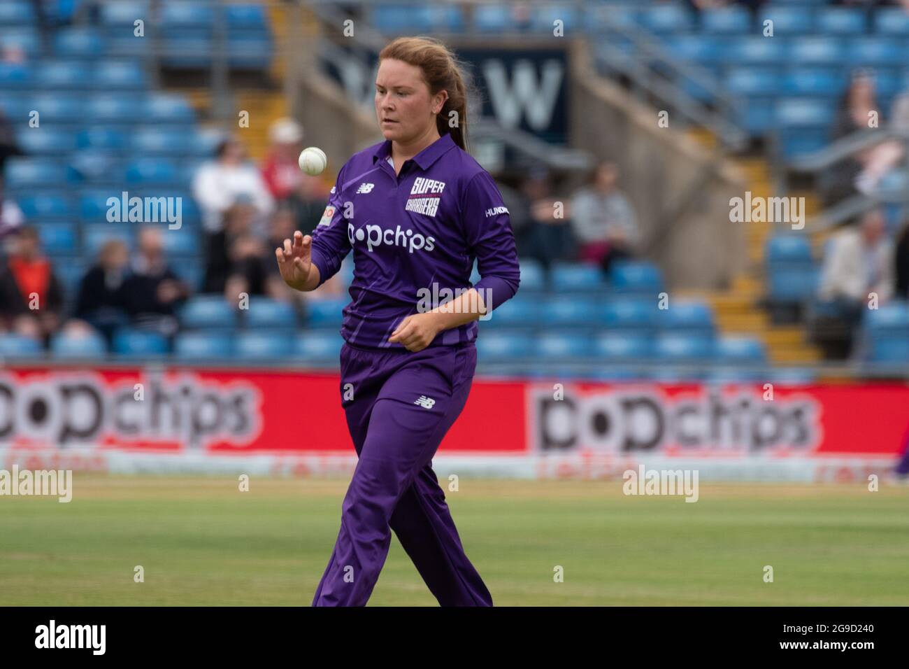 Leeds, England, 24 July 2021. Elizabeth Russell playing for Northern ...