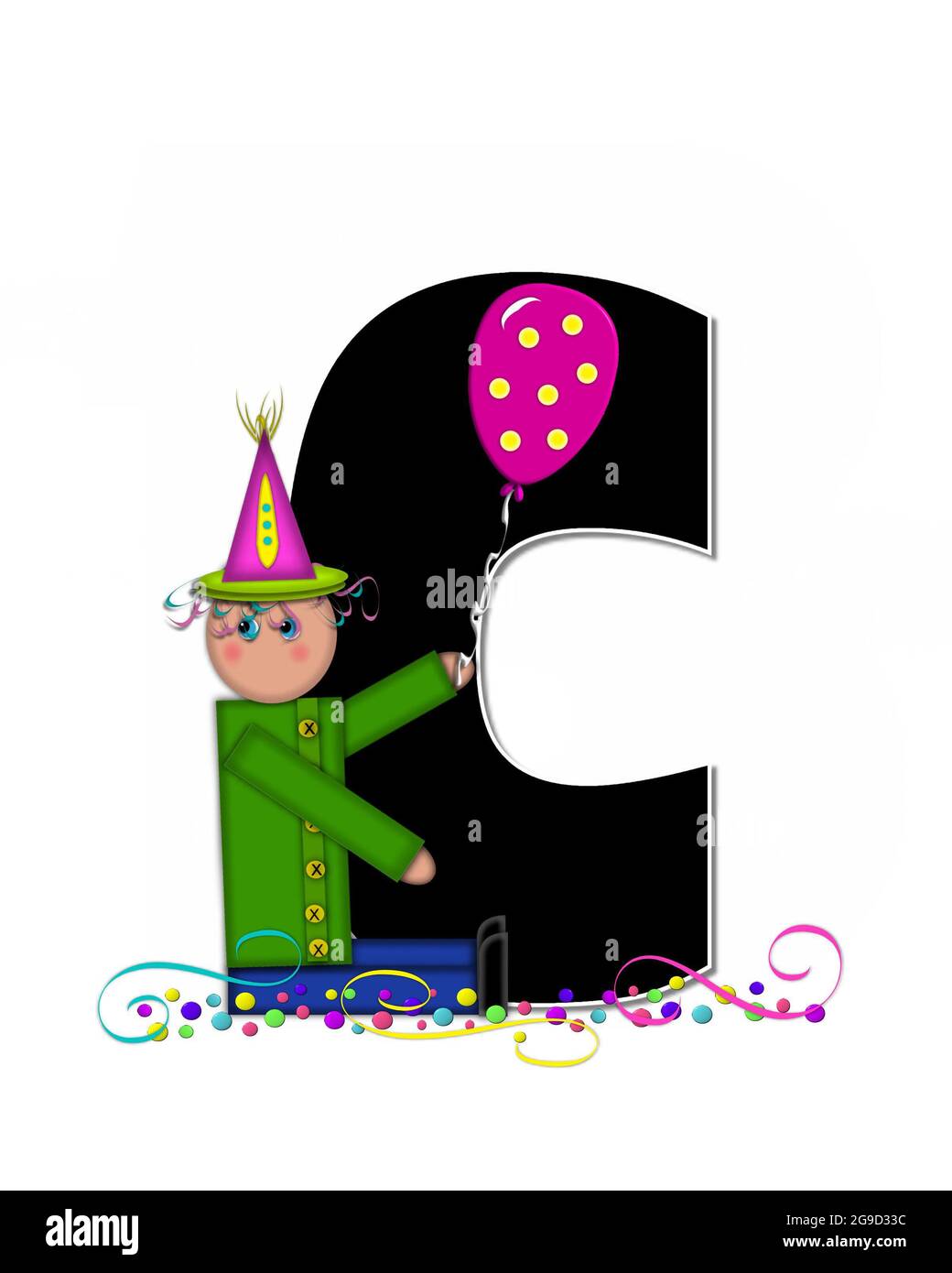 The letter C, in the alphabet set "Children Birthday Celebration" is ...
