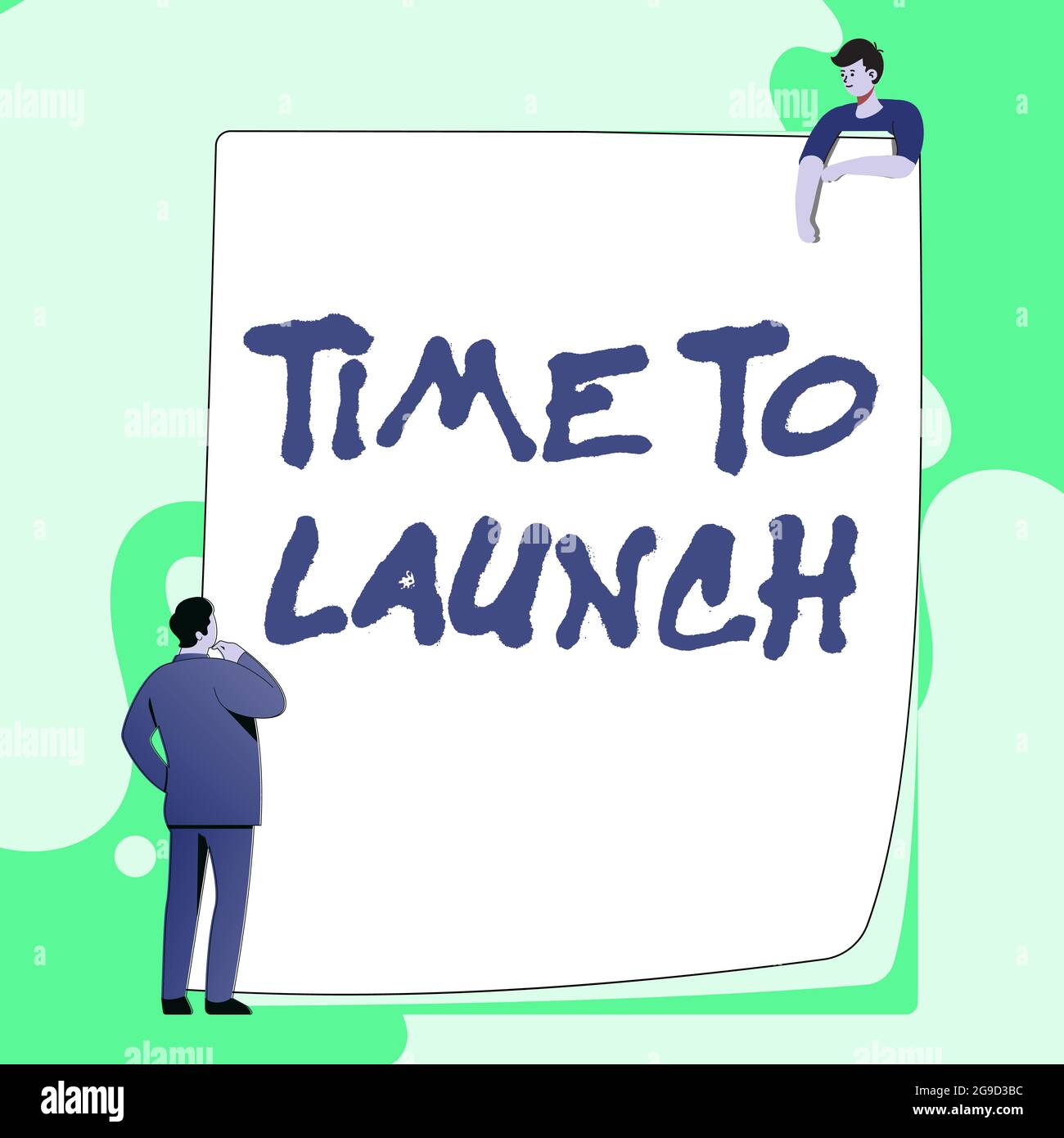 Inspiration showing sign Time To Launch. Word Written on Business ...