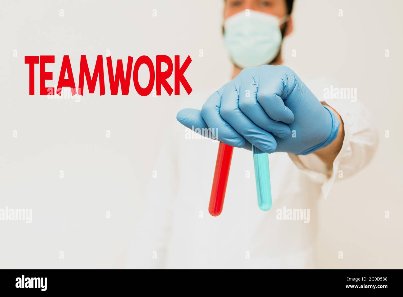 Sign displaying Teamwork. Word Written on the group s is collaborative ...