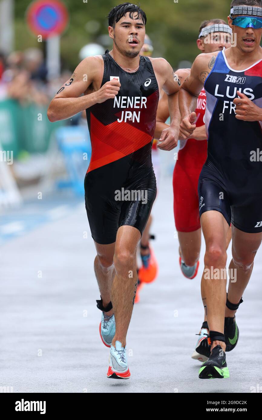 Tokyo, Japan. 26th July, 2021. Kenji Nener (JPN) Triathlon : Men's ...