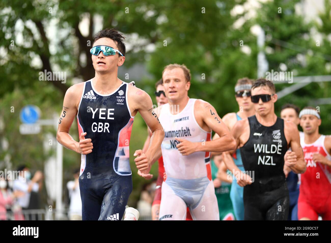 Tokyo, Japan. 26th July, 2021. Alex Yee (GBR) Triathlon : Men's Final ...
