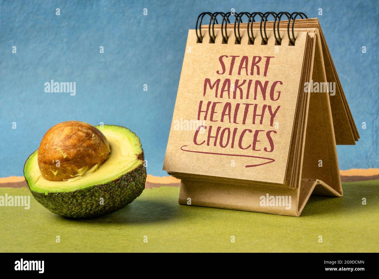 start making healthy choices motivational reminder - handwriting in a ...