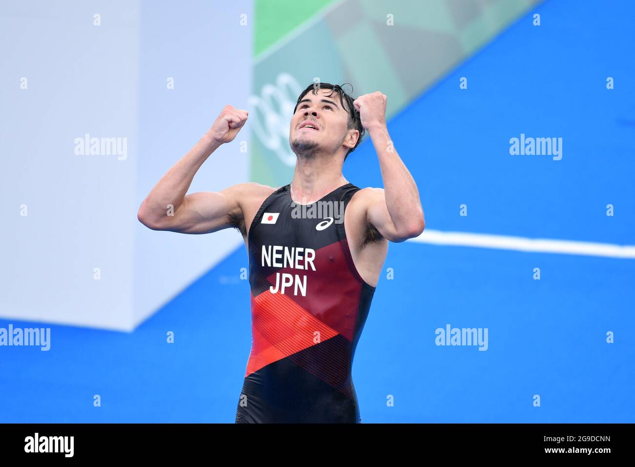 Tokyo, Japan. 26th July, 2021. NENER Kenji (JPN) Triathlon : Men's ...