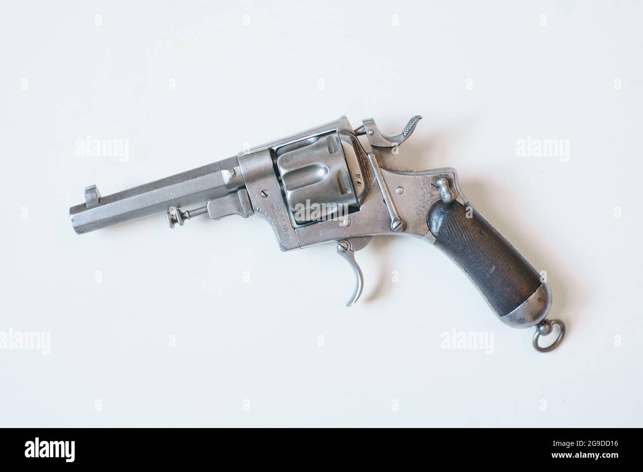 Italian Bodeo 1889 Revolver, Type A, pre WWI configuration with de ...