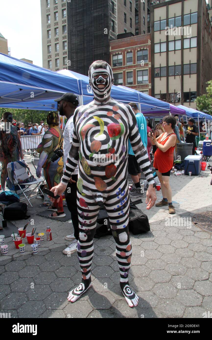 July 25, 2021, New York, New York, USA: New York 8th annual Body ...