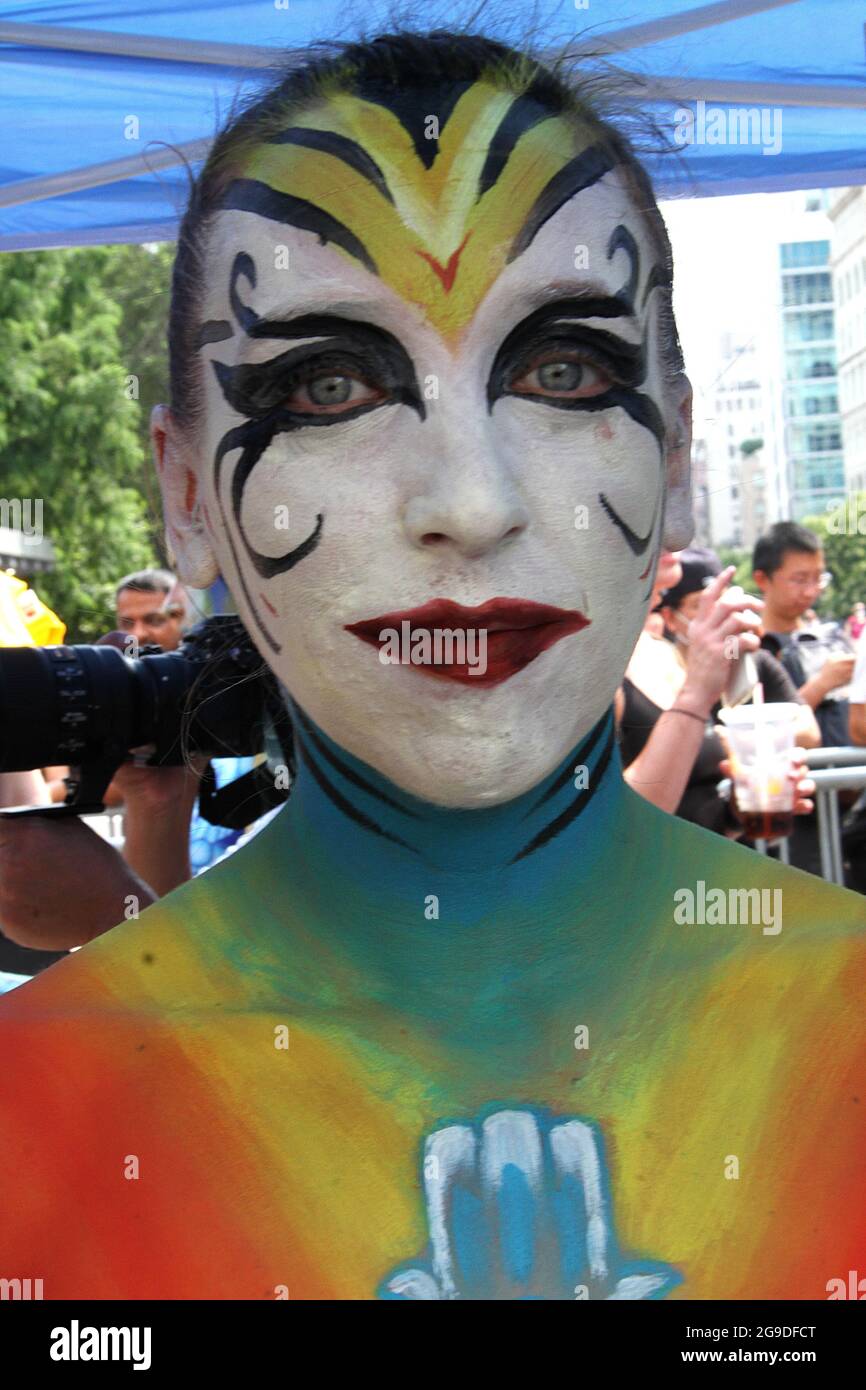 July 25, 2021, New York, New York, USA: New York 8th annual Body ...