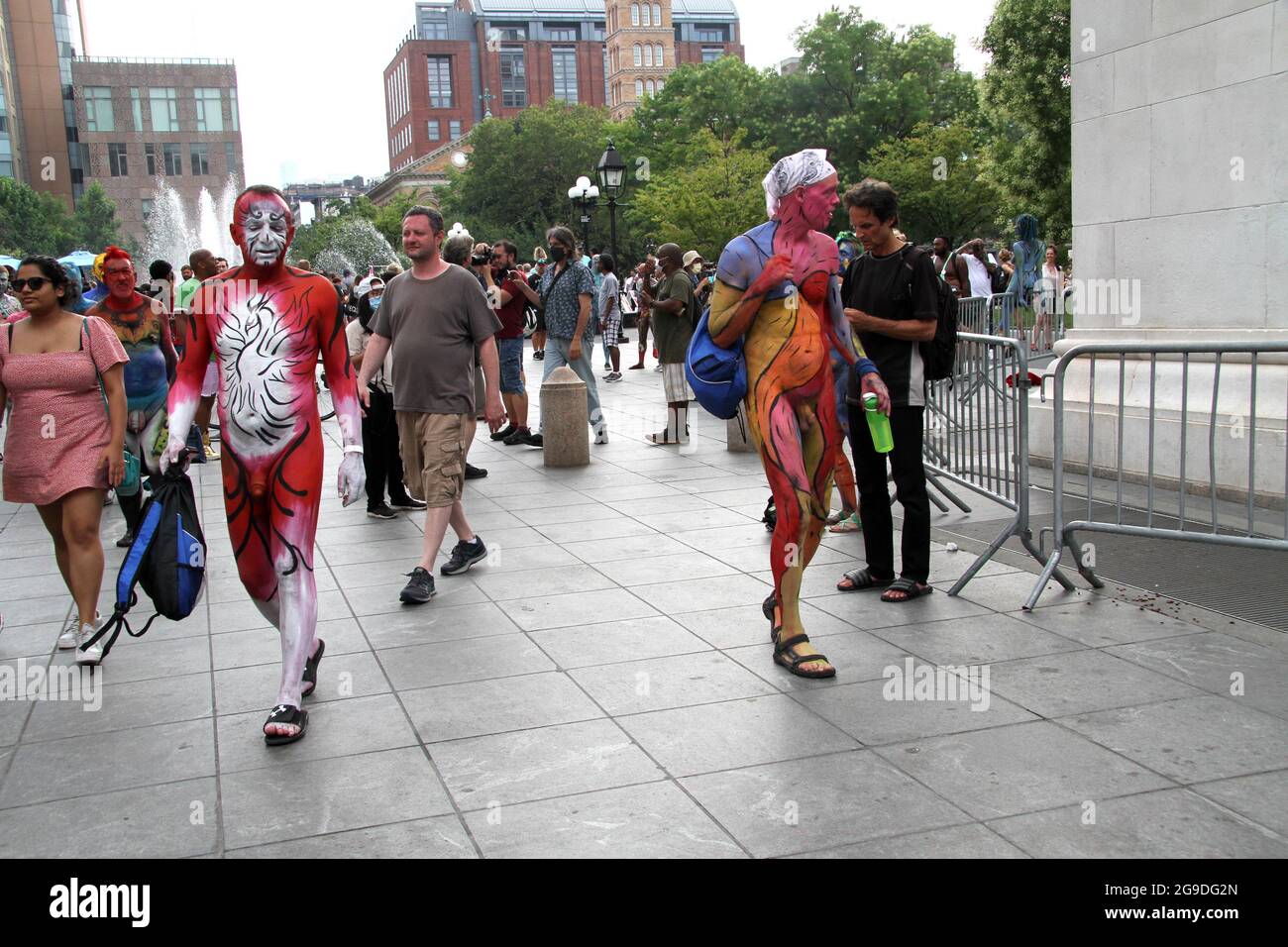 July 25, 2021, New York, New York, USA: New York 8th annual Body ...