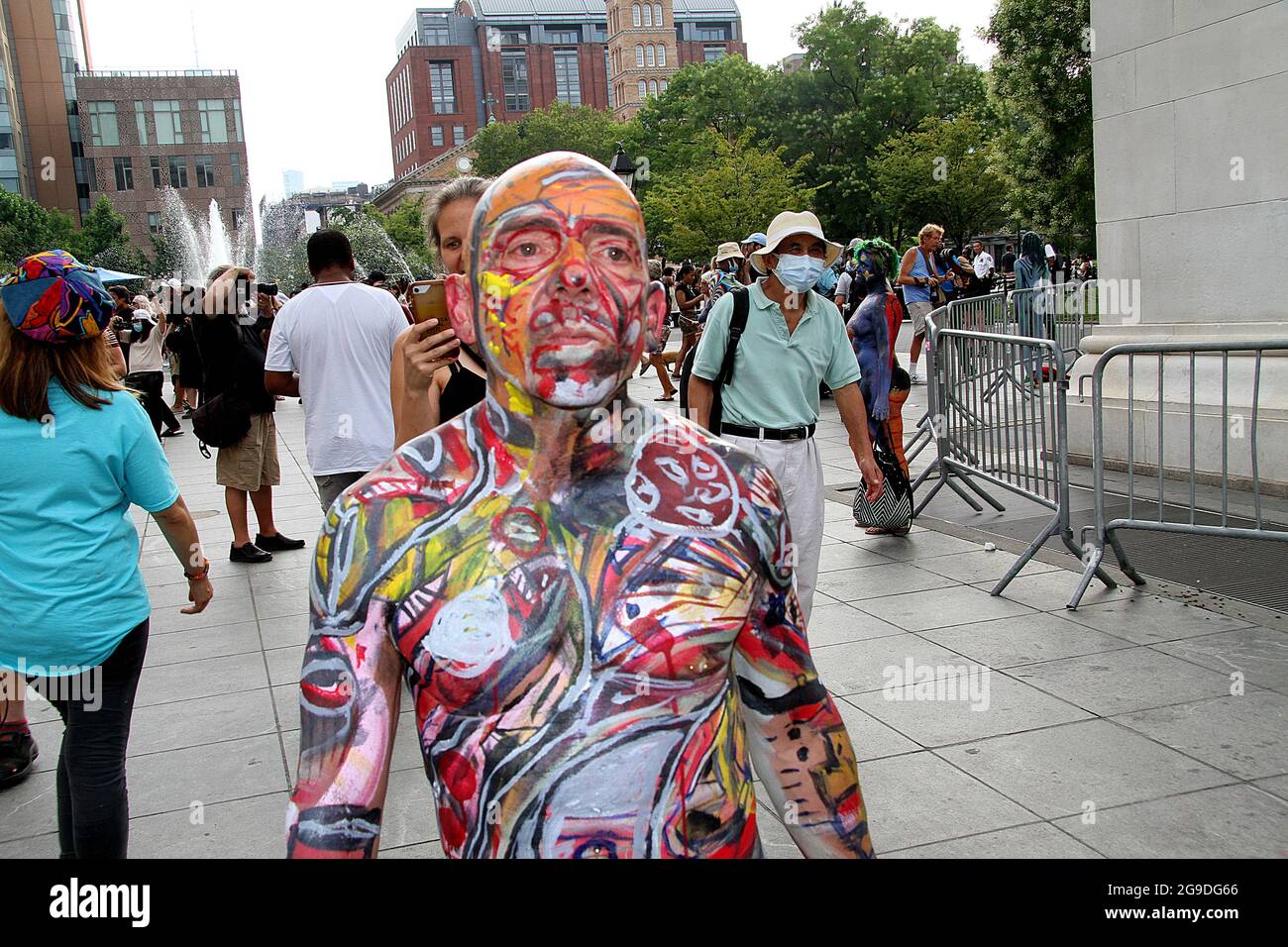 July 25, 2021, New York, New York, USA: New York 8th annual Body ...