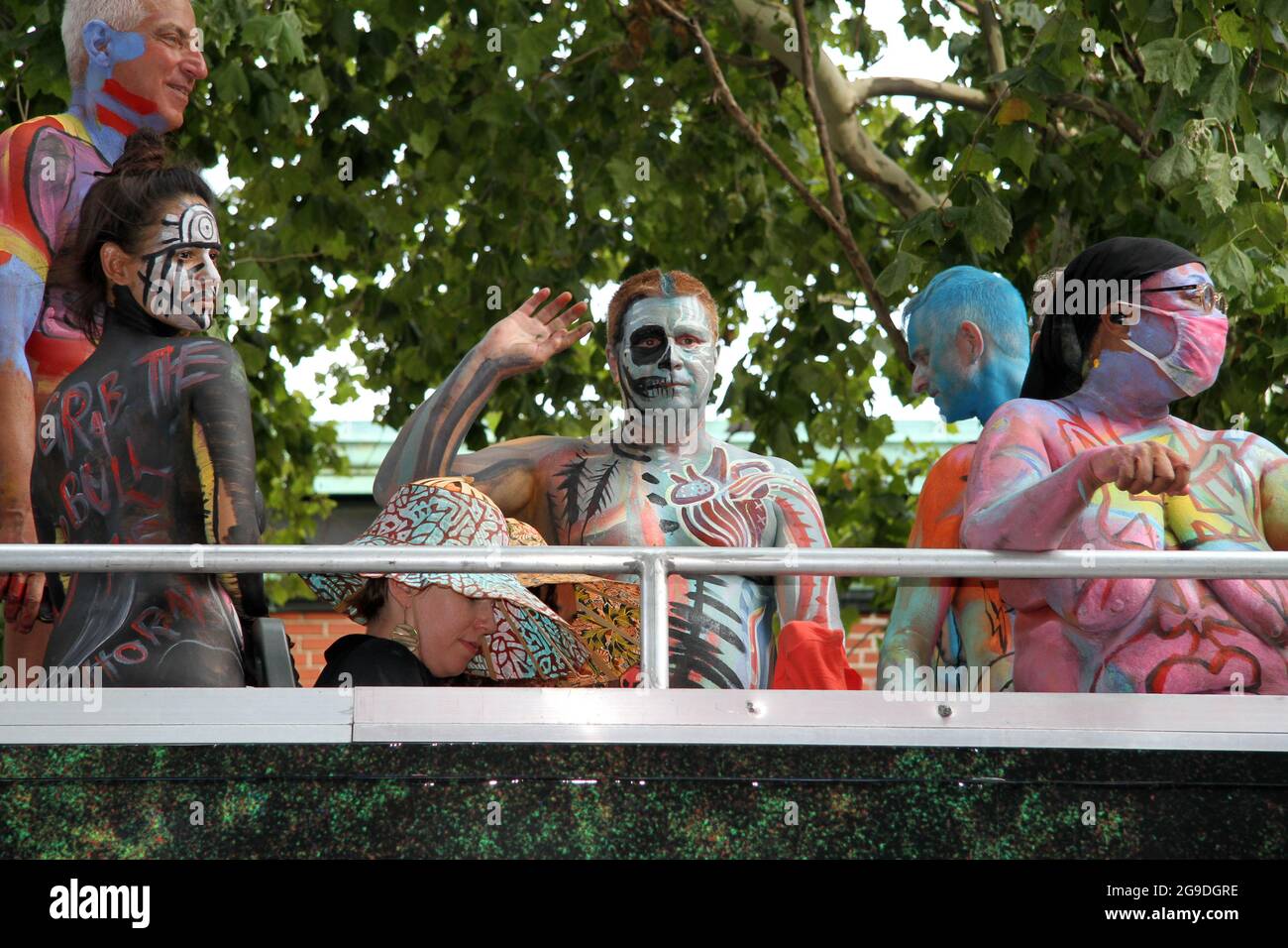 July 25, 2021, New York, New York, USA: New York 8th annual Body ...