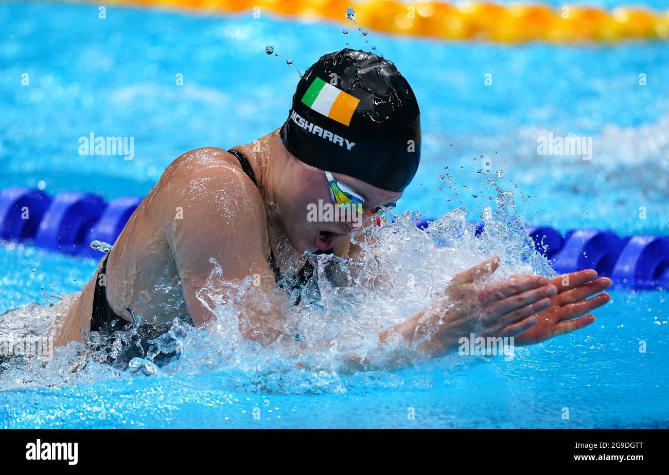 Ireland's Mona McSharry in action during the Women's 100m Breaststroke ...