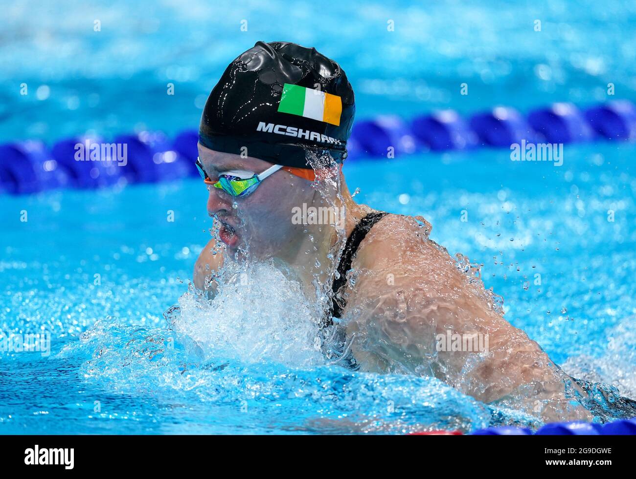 Ireland's Mona McSharry in action during the Women's 100m Breaststroke ...