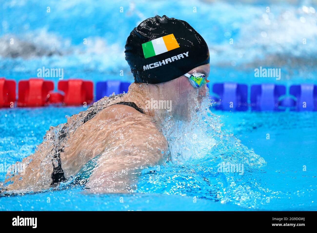 Ireland's Mona McSharry in action during the Women's 100m Breaststroke ...