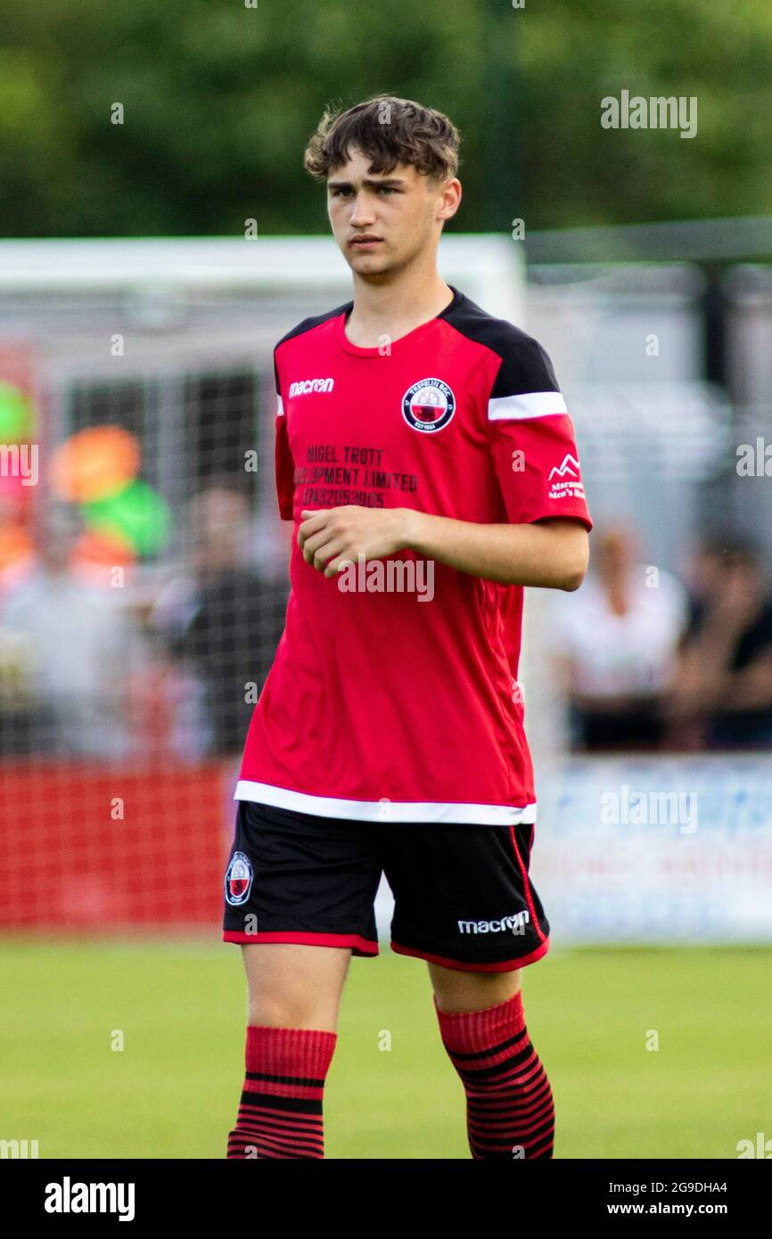 Trefelin v Swansea City u23 friendly at Ynys Park on the 20th July 2021 ...