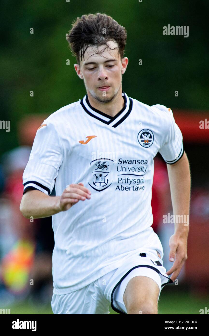 Trefelin v Swansea City u23 friendly at Ynys Park on the 20th July 2021 ...