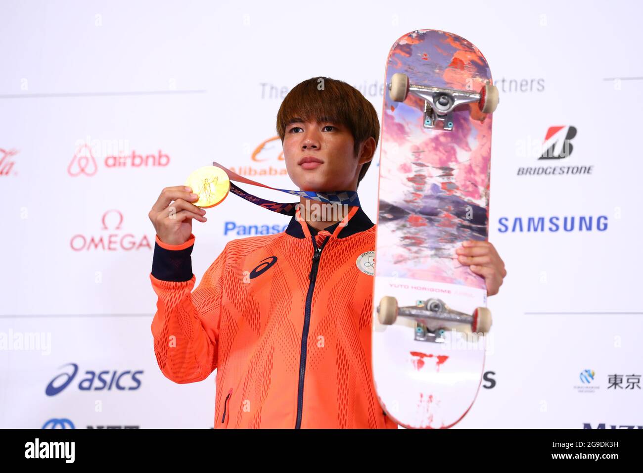 Tokyo, Japan. 26th July, 2021. Yuto Horigome (JPN) Skateboarding : Gold ...
