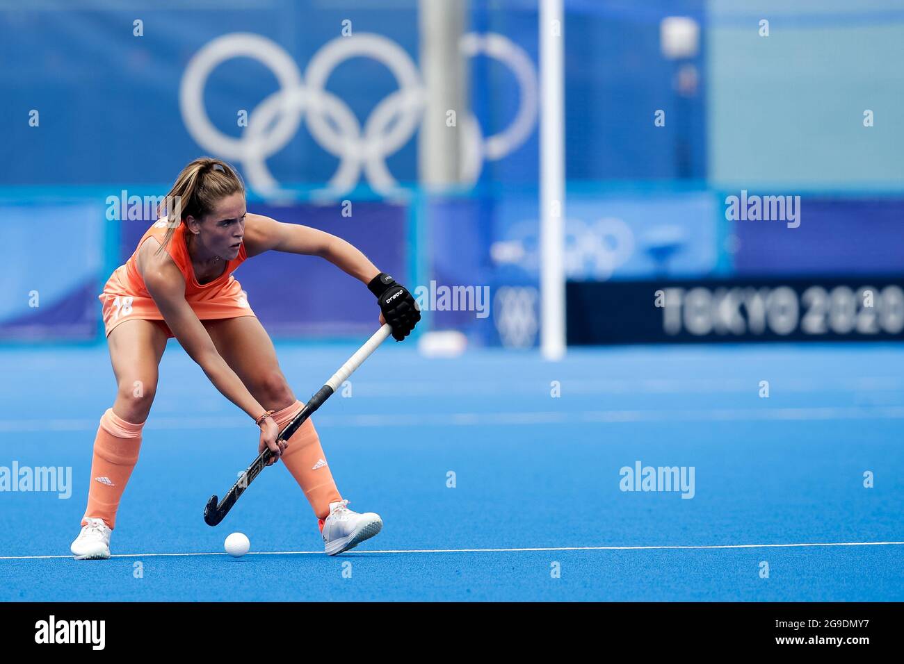 TOKYO, JAPAN - JULY 26: Pien Sanders of the Netherlands during the ...