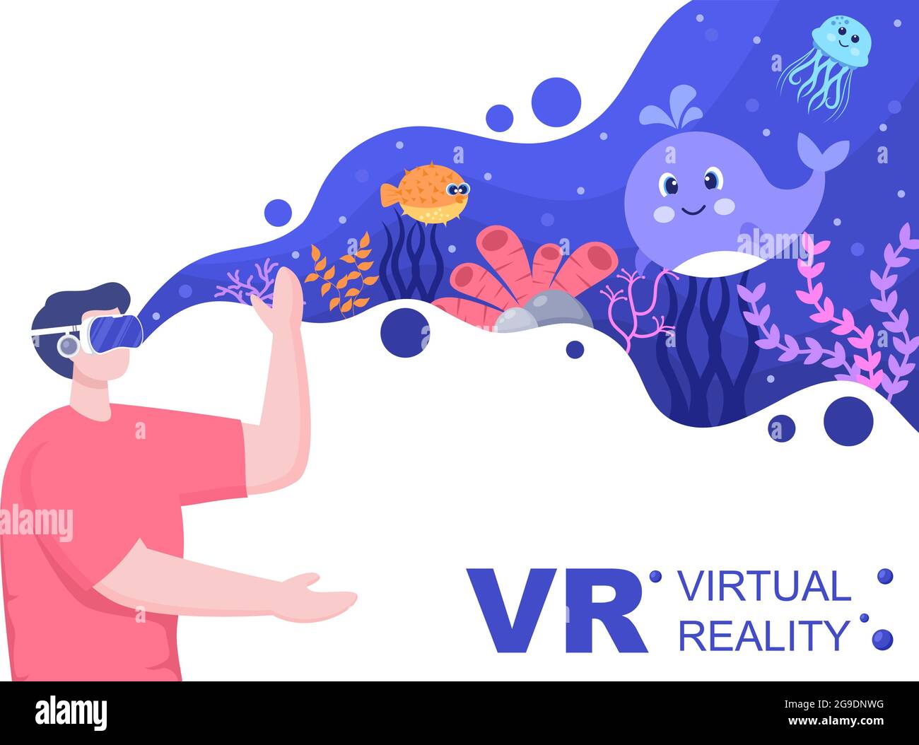 VR Glasses With Game Equipment Simulations Of Travels Through The ...