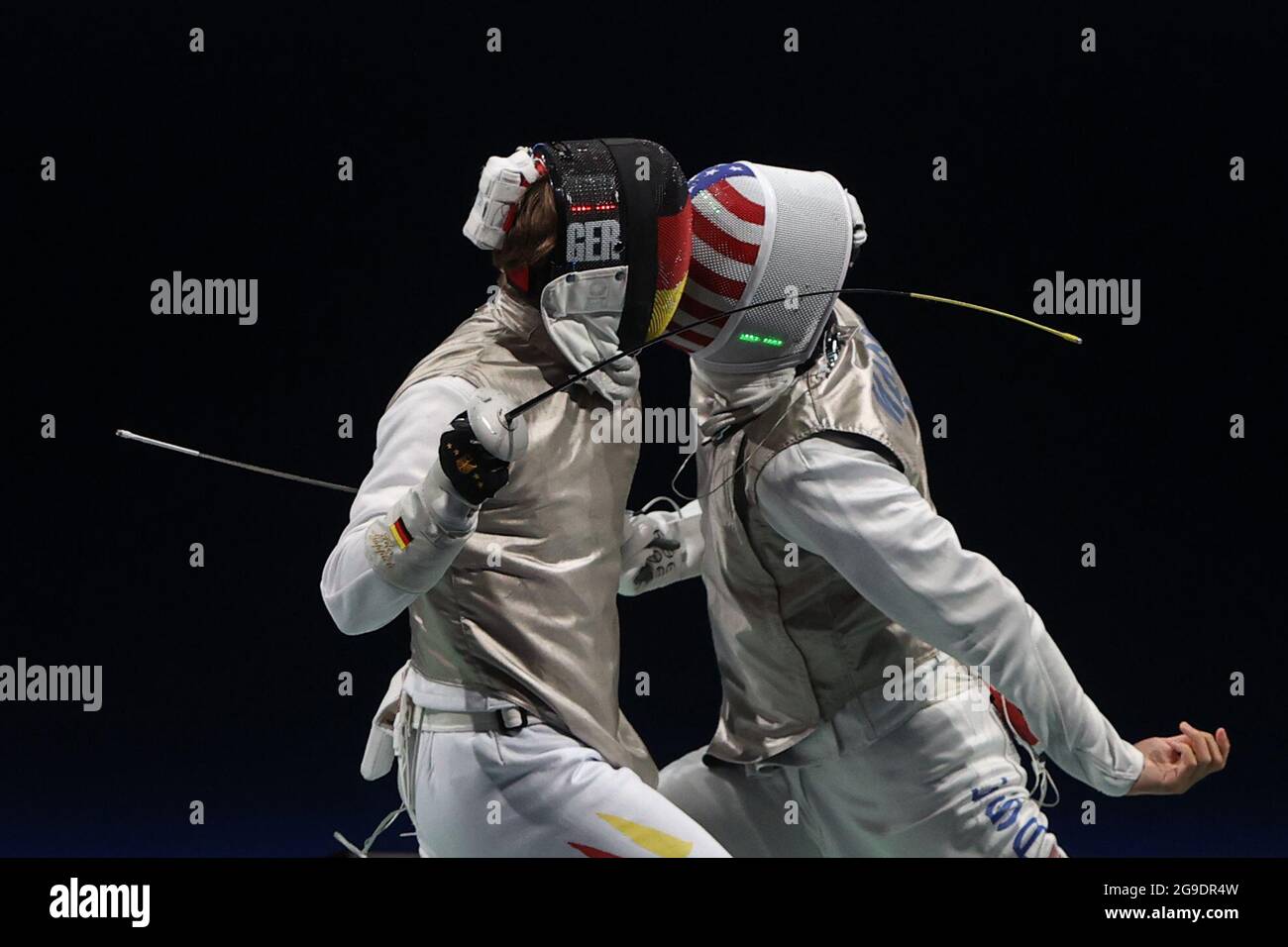 Chiba, Japan. 26th July, 2021. Fencing: Olympics, preliminaries, foil ...
