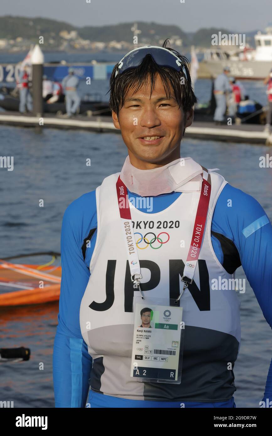 Kanagawa, Japan. 25th July, 2021. Kenji Nanri (JPN) Sailing : Men's ...