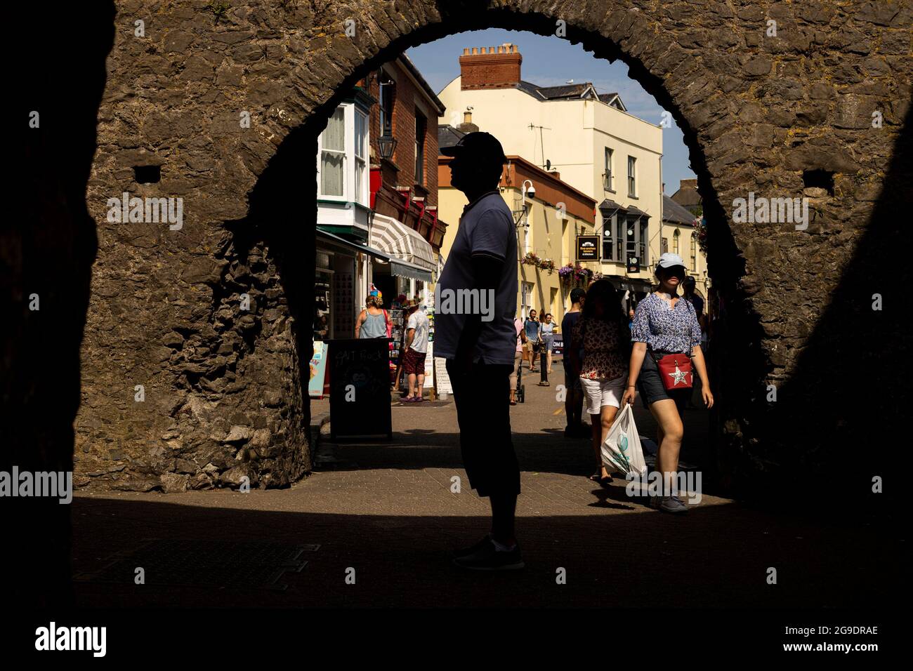 Five Arches Tenby Pembrokeshire Wales High Resolution Stock Photography ...