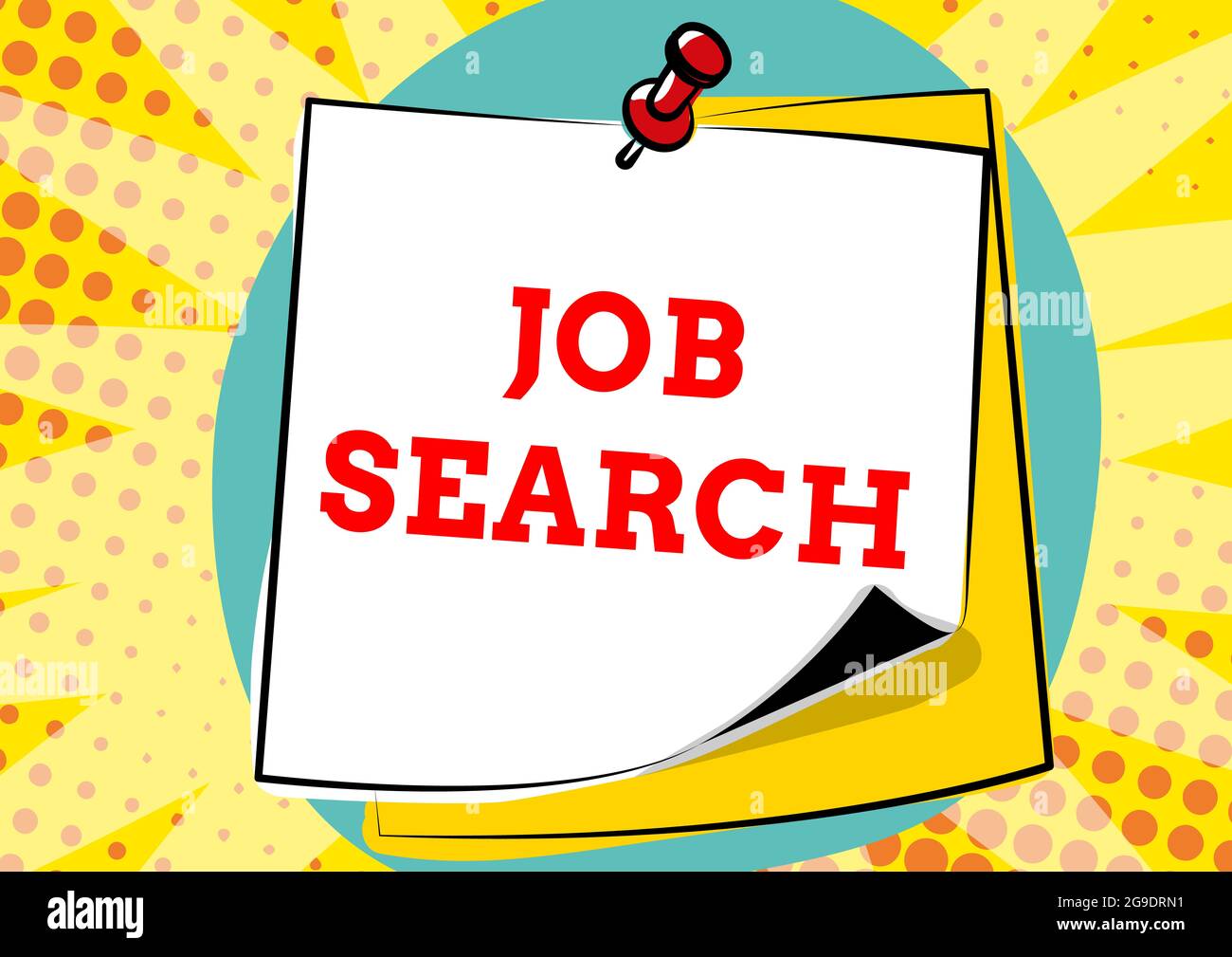 Text showing inspiration Job Search. Business showcase an act of ...