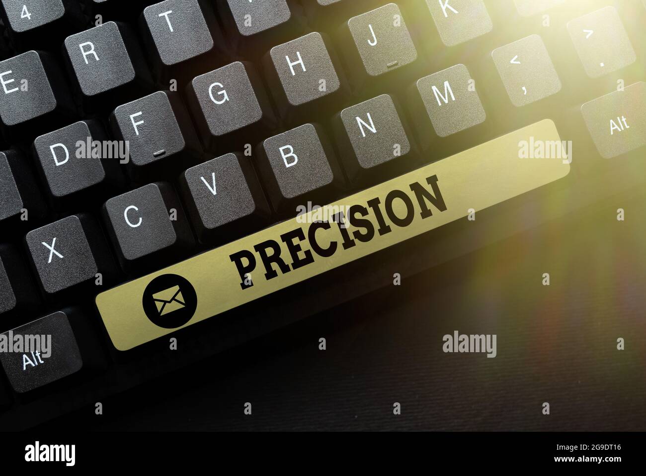 Text showing inspiration Precision. Word for the degree of refinement ...