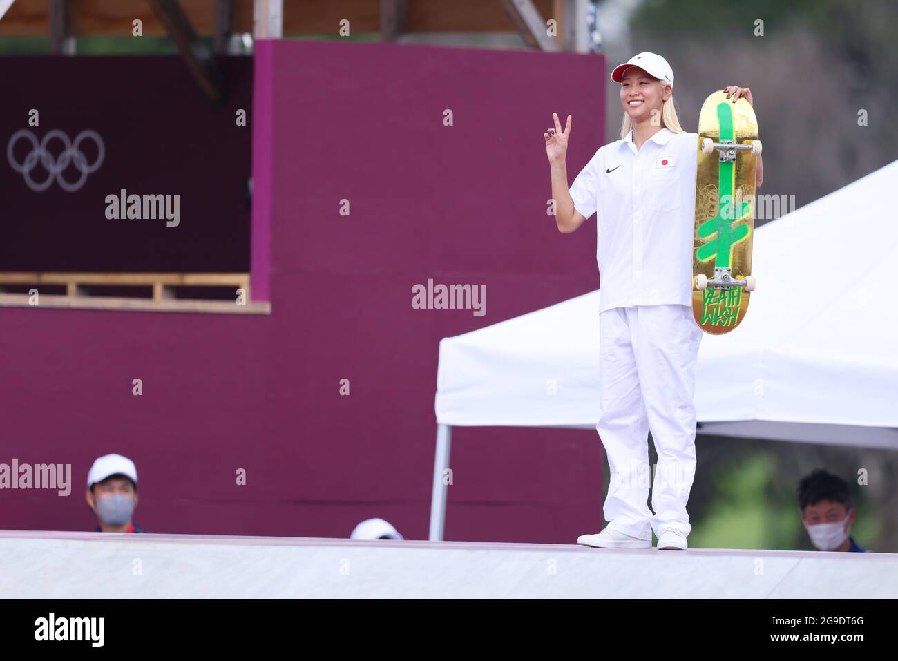 Tokyo, Japan. 26th July, 2021. Aori Nishimura (JPN) Skateboarding ...