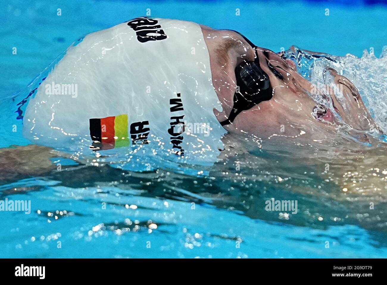 Tokio, Japan. 26th July, 2021. Swimming: Olympics, men, 100m backstroke ...
